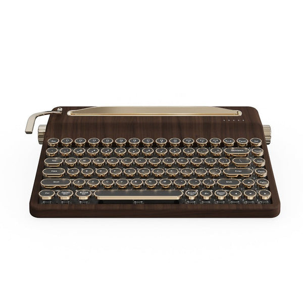 YUNZII QL75 Vintage Retro Typewriter QMK/VIA Mechanical Keyboard ...